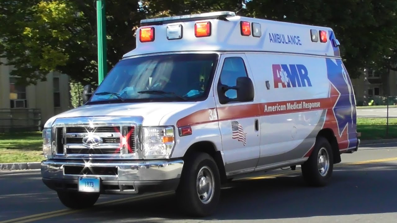 AMR Ambulance 34 Responding in New Haven, CT - YouTube