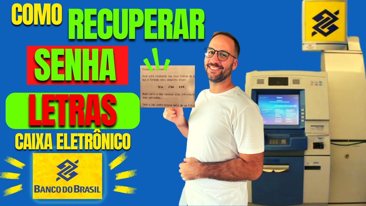 Como GERAR nova SENHA de LETRAS no BANCO do BRASIL? - YouTube