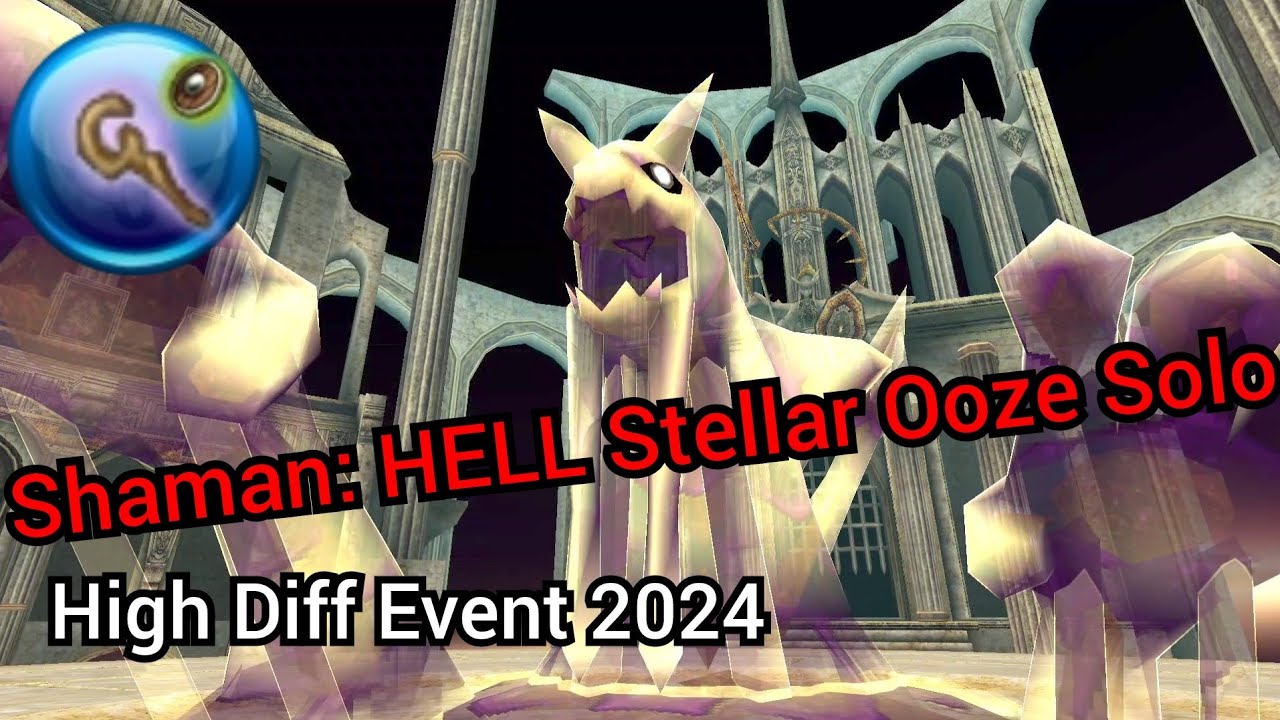 Toram - Shield Mage: Hell Stellar Ooze Solo (Shaman v1) - YouTube