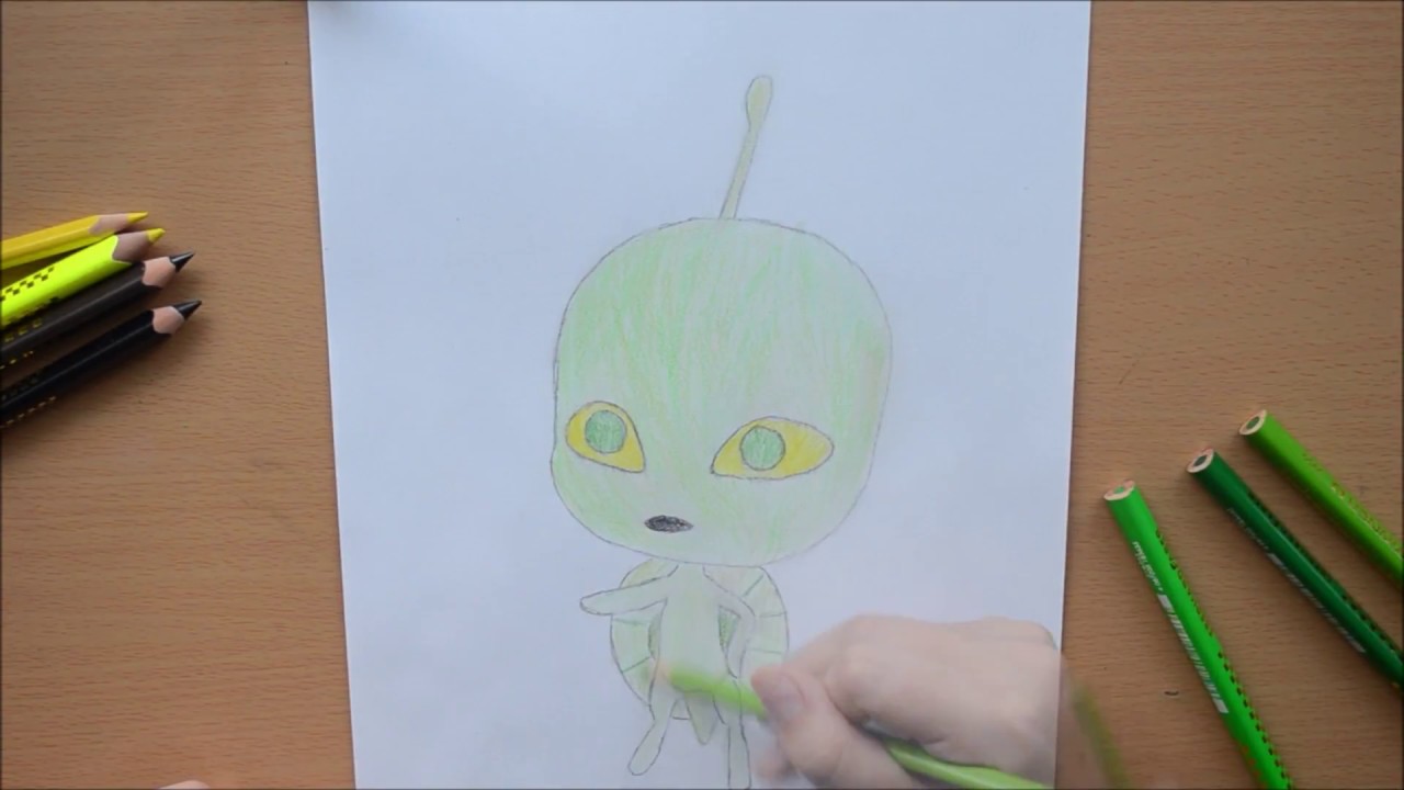Speed Drawing: Wayzz (Miraculous) | Junior Drawing - YouTube