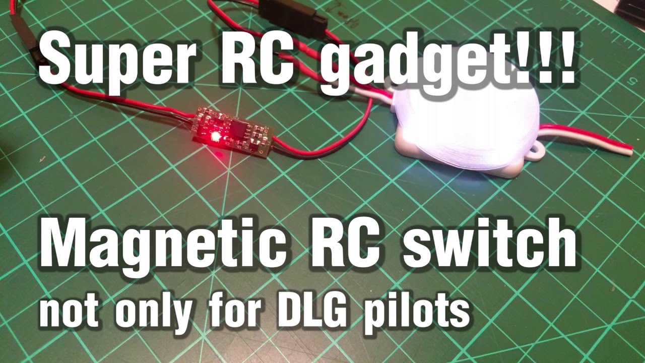 Magnetic RC switch - SUPER cool RC gadget not only for DLG pilots ...