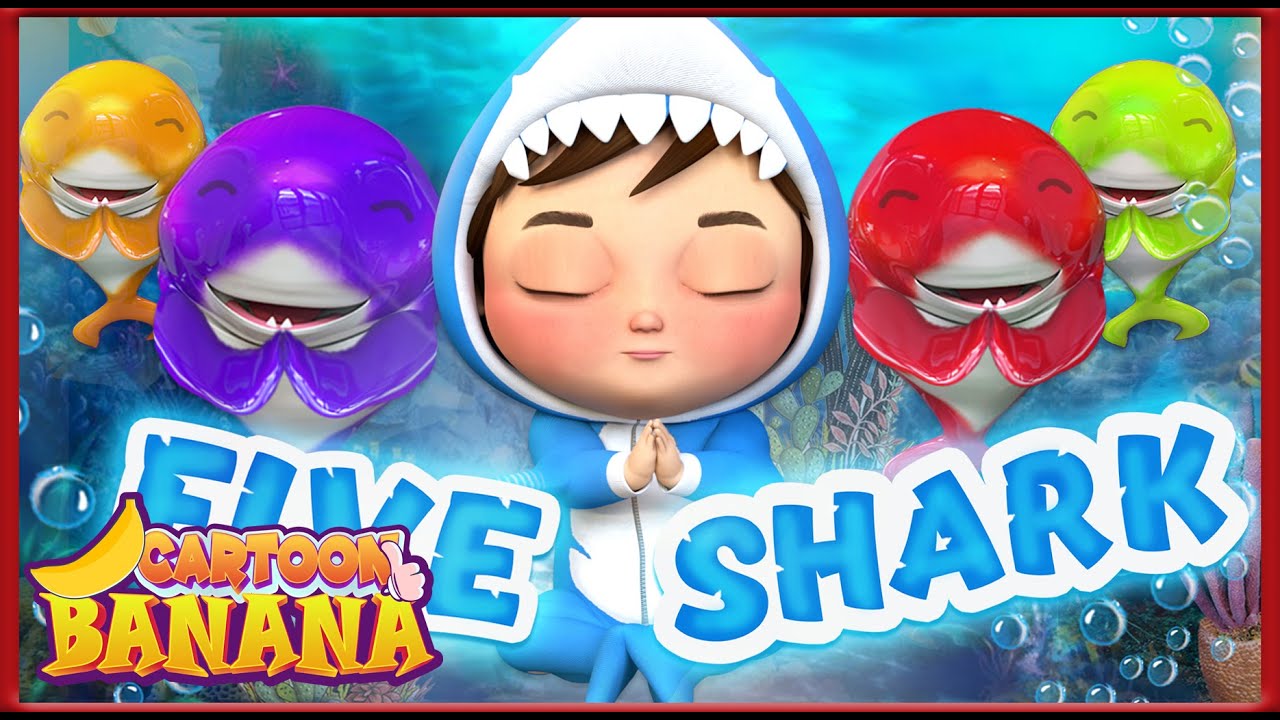 Sharky Adventure - Five Little Sharks | Nursery Rhymes & Kids Songs ...