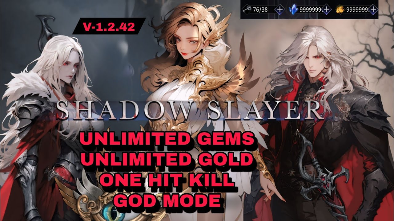 Shadow Slayer Demon Hunter Mod Apk|Unlocked All Characters|Unlimited Everything (Gems, Gold ...