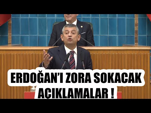 Özgür Özel'den Çok Konuşulacak Açıklamalar ! Erdoğan'ı Zora Sokacak Açıklamalar !