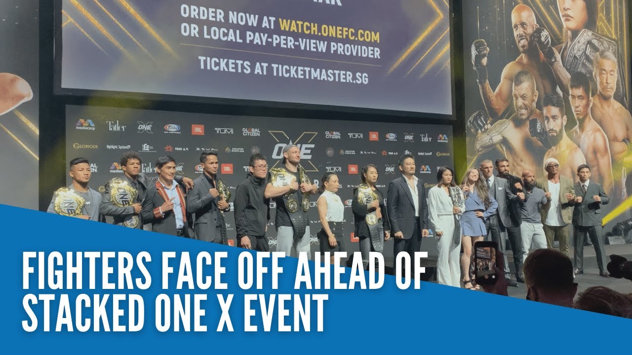 Fighters face off ahead of stacked ONE X event - YouTube
