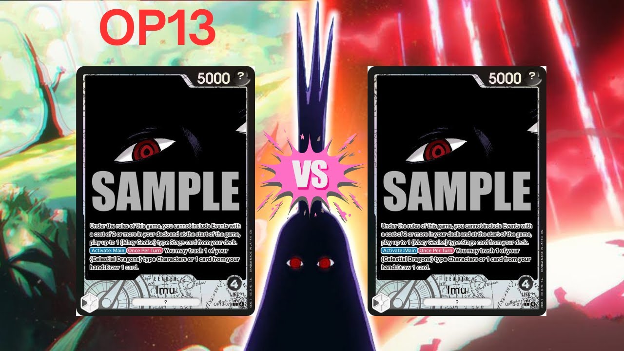 [OP13] Round Three! One Piece TCG: Imu vs Imu - YouTube