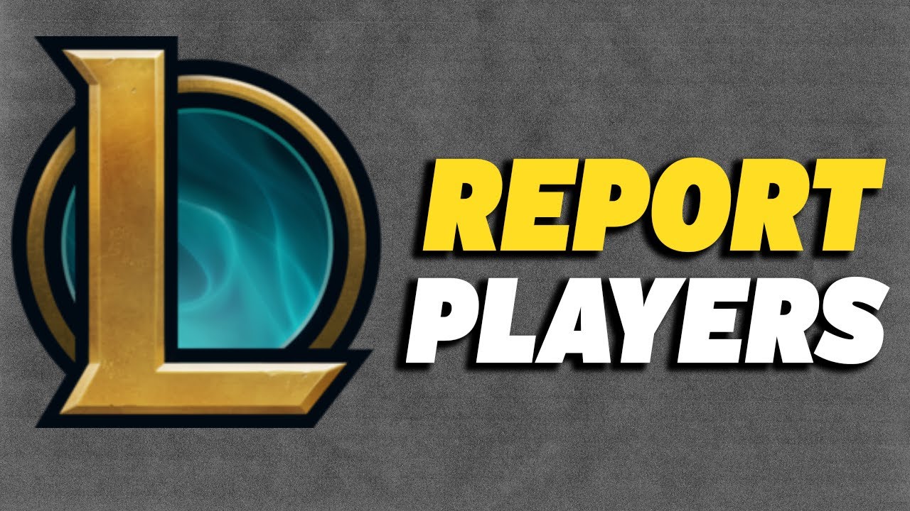 How To Report Players in League of Legends - YouTube