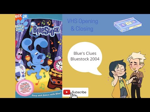 Blue's Clues Bluestock 2004 VHS Opening & Closing - YouTube