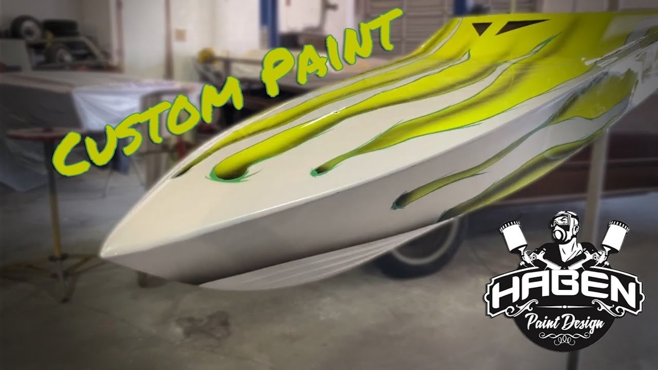 Mini Boat Custom Paint - YouTube