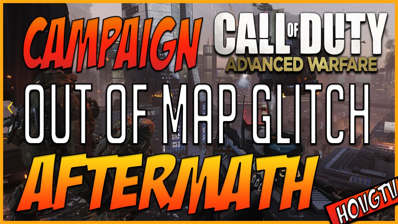 CoD AW: Campaign Out Of Map Glitch On Aftermath - YouTube