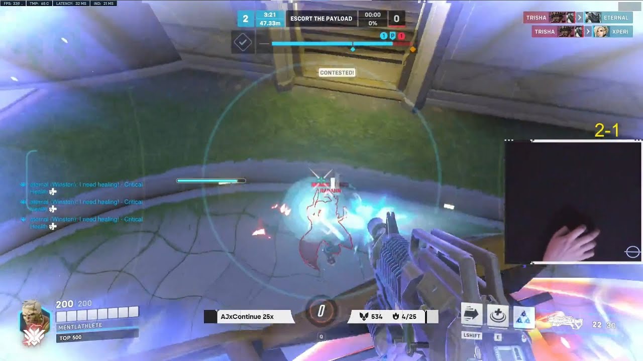 Gale Insane Soldier 76 Symmetra Top 500 Gameplay Overwatch 2 Season 3
