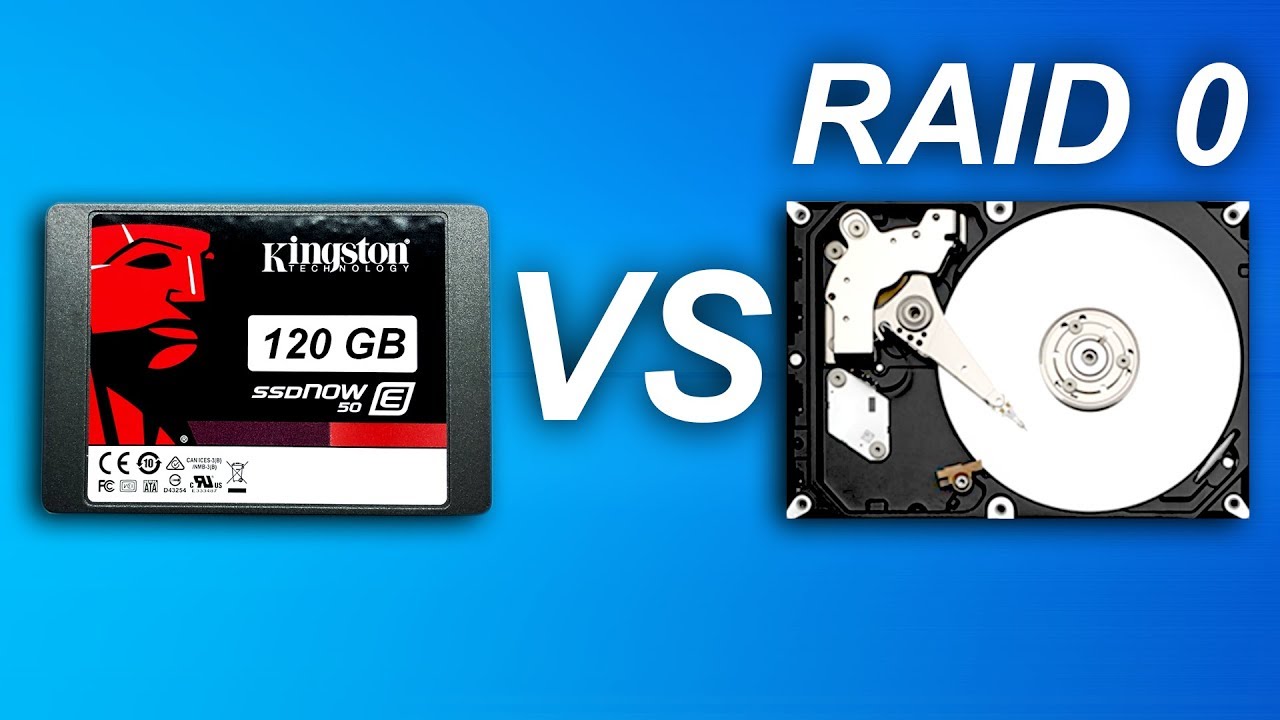 SSD VS 2X HDD RAID 0 - YouTube