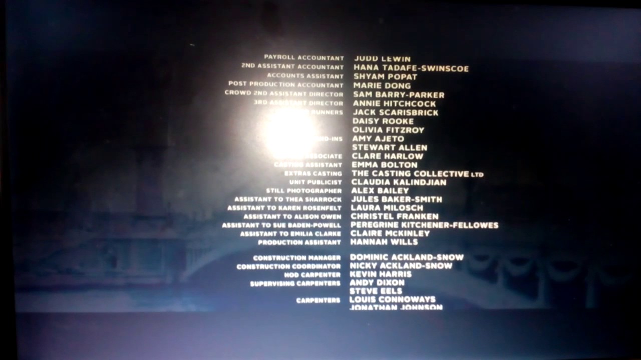 Me Before You - End Credits - YouTube