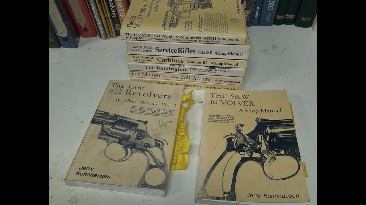 Gunsmithing Book Review- Kuhnhausen Shop Manuals - YouTube