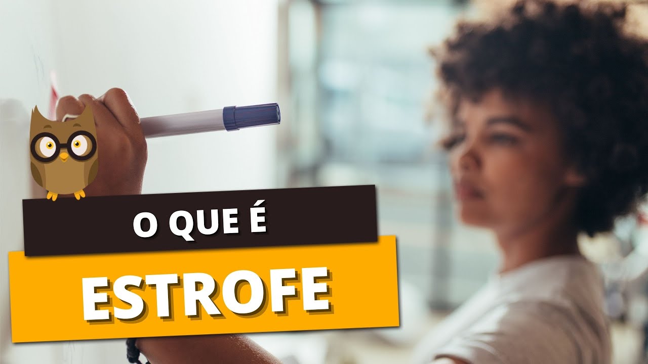 O que é ESTROFE? Entenda a Diferença de verso e estrofe - YouTube