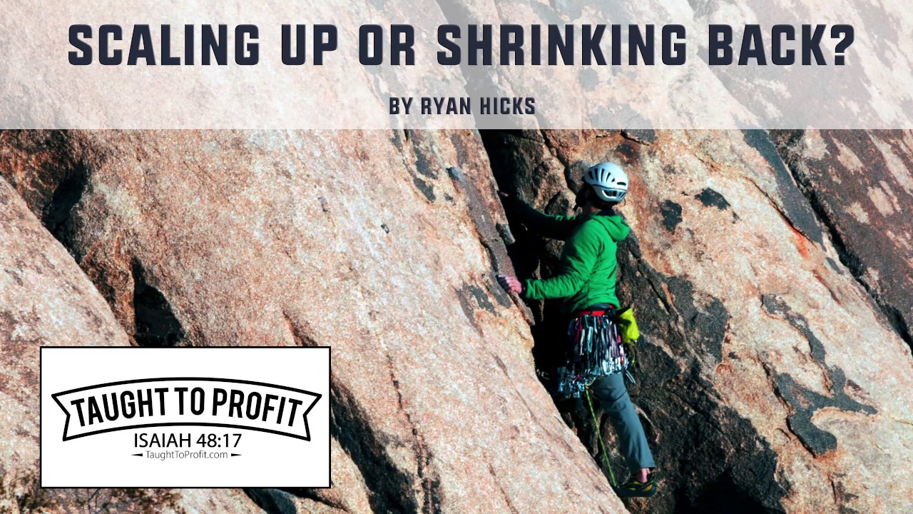 Scaling Up Or Shrinking Back In Fear? Do Not Let Fear Rob You Of ...