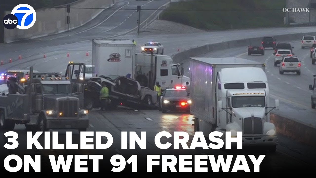 Crash On The 91 Freeway