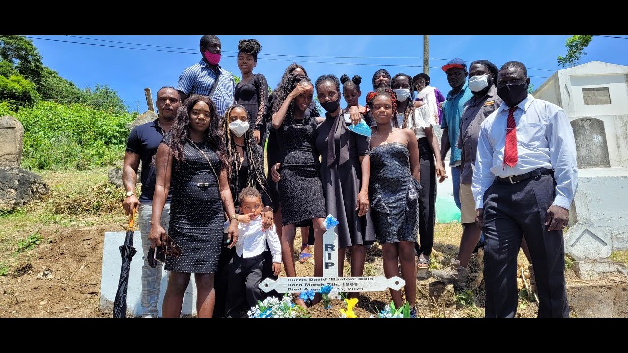 Burial Of the late Curtis David Banton Mills - YouTube