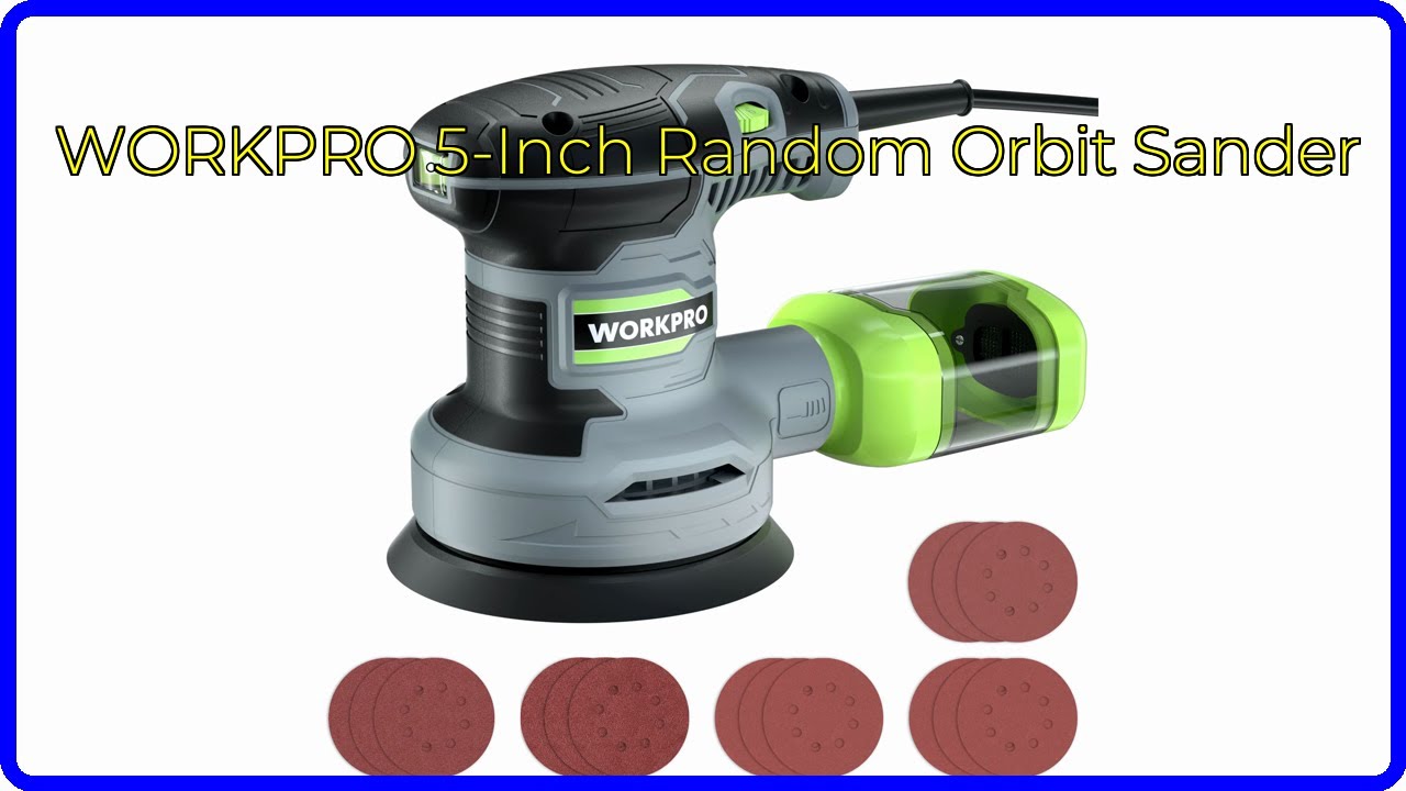 REVIEW (2025): WORKPRO 5-Inch Random Orbit Sander. ESSENTIAL details. - YouTube