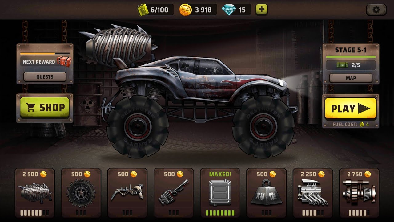 Zombie hill racing stage 5 soundtrack - YouTube