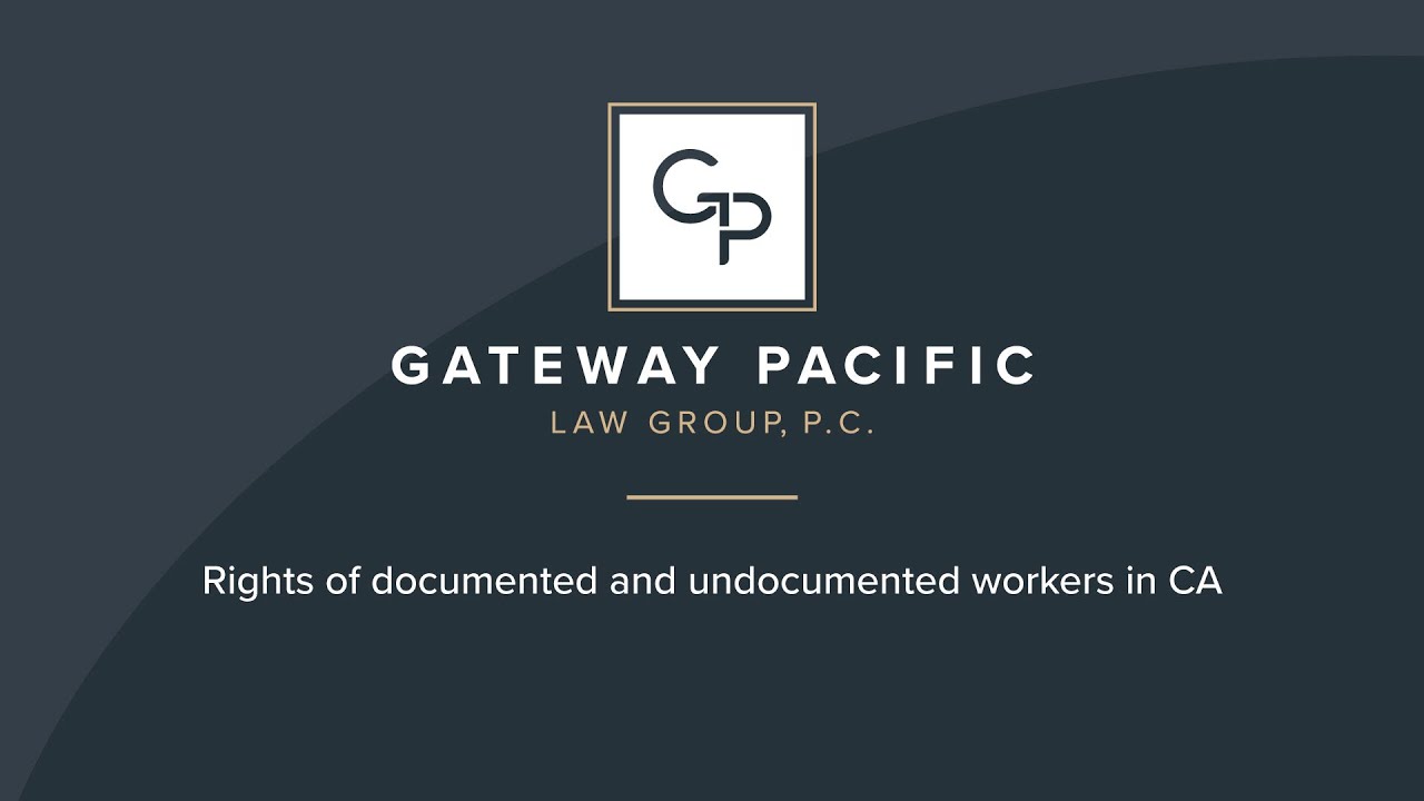 Rights of documented and undocumented workers in CA in English - YouTube