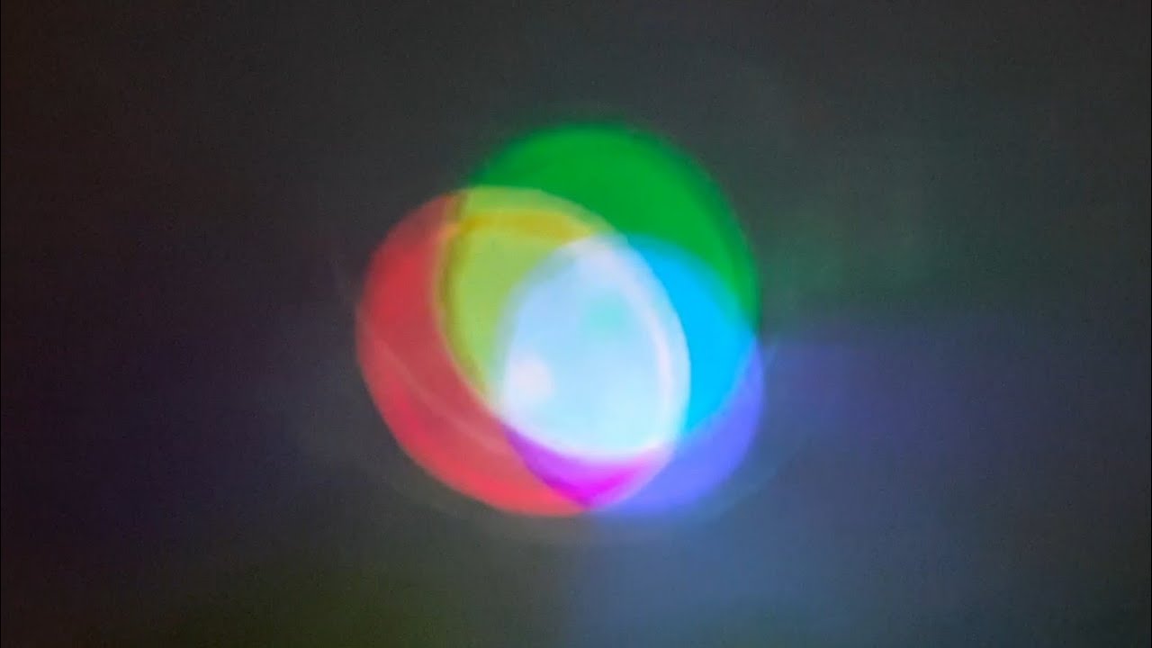 RGB LED glow in slow motion - YouTube