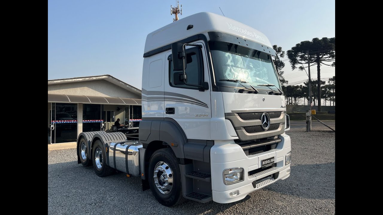 Mercedes Benz Axor 2544 6x2 Ano 2022 Valor: R$ 550.000,00 - YouTube