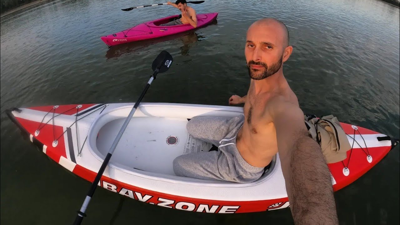Primo test kayak Jbay.Zone V-Shape Mono full drop stich + test GPS [Le ...