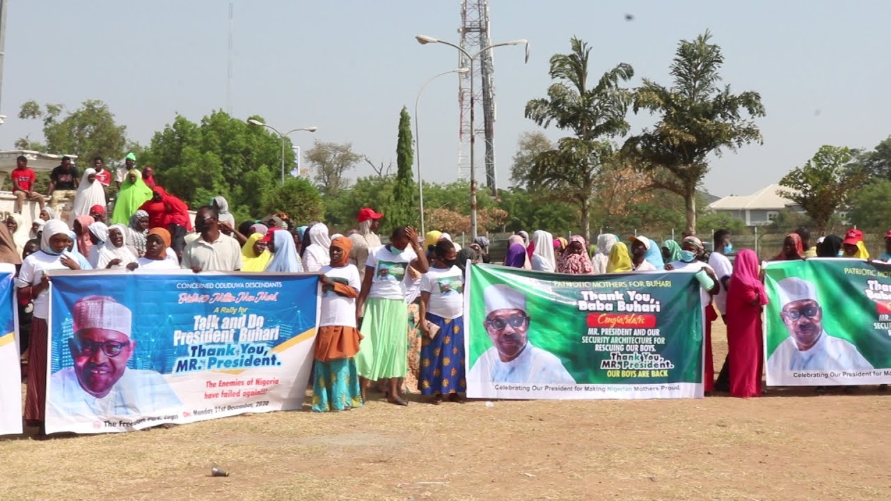 Kankara Boys: Nigerian women hold 1 Million Rally To Appreciate ...