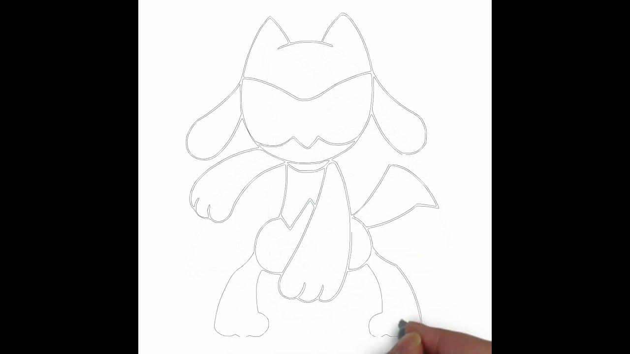 How To Draw Riolu Shorts Youtube