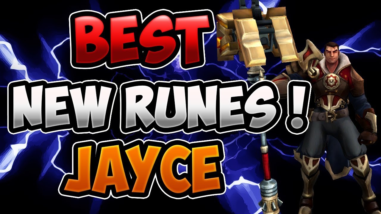 Best Runes for Jayce Season 8 - Runes Rework - League of Legends - YouTube