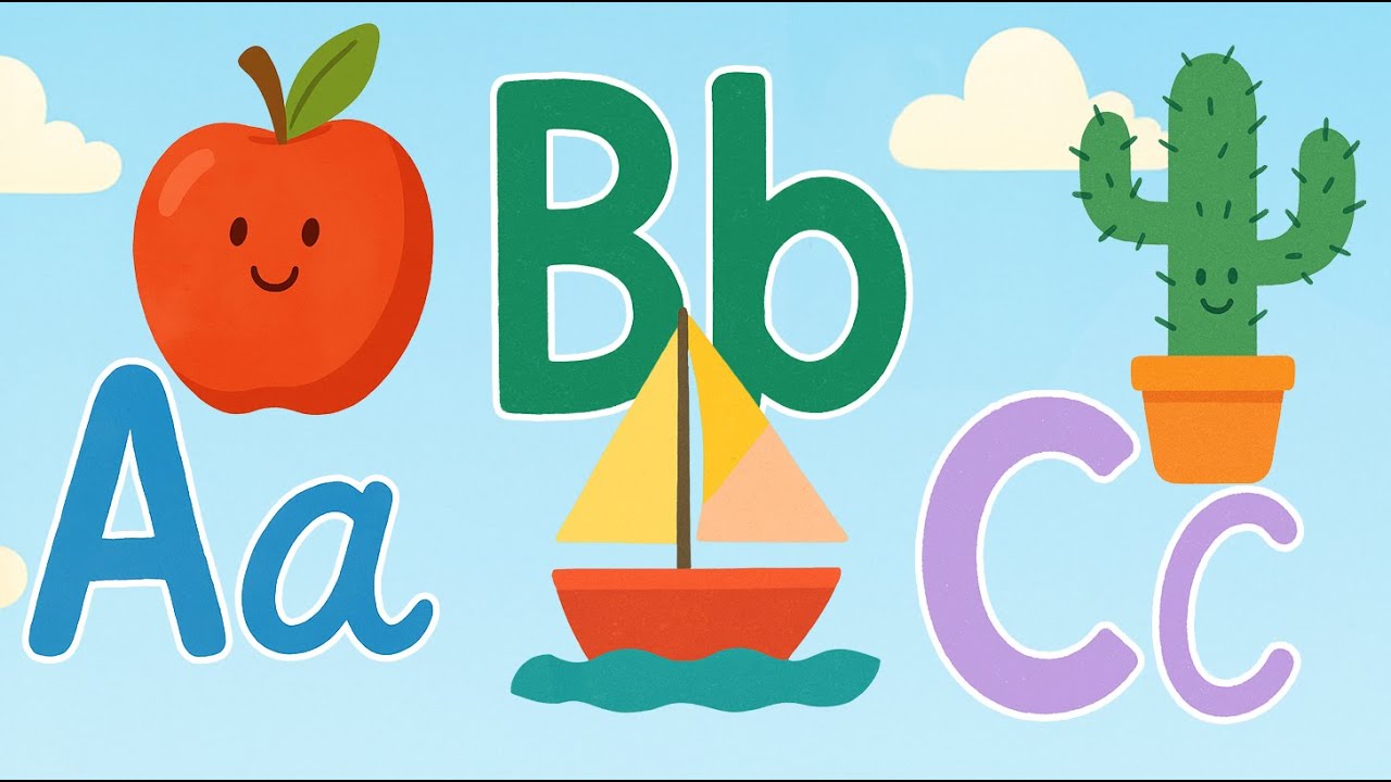 ABC Liedje in het Nederlands | Leer het Alfabet voor Kinderen met Tekst ...