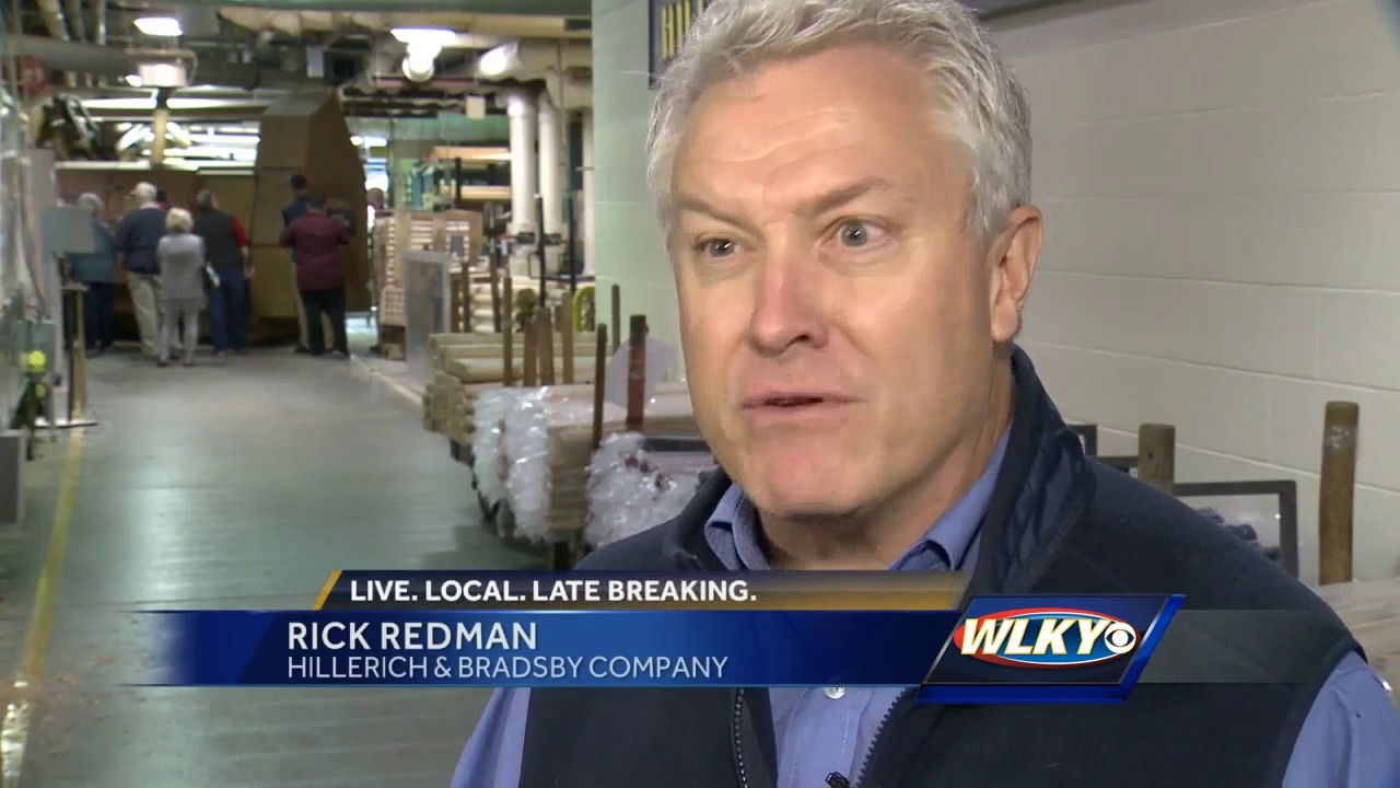 Louisville Slugger produces Cubs World Series championship bats - YouTube