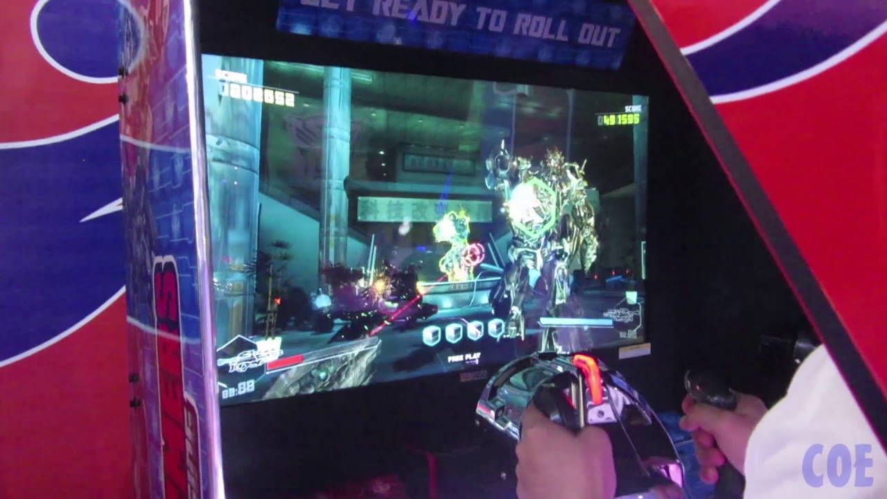 Transformers Shadows Rising Arcade Machine 2 Players - YouTube