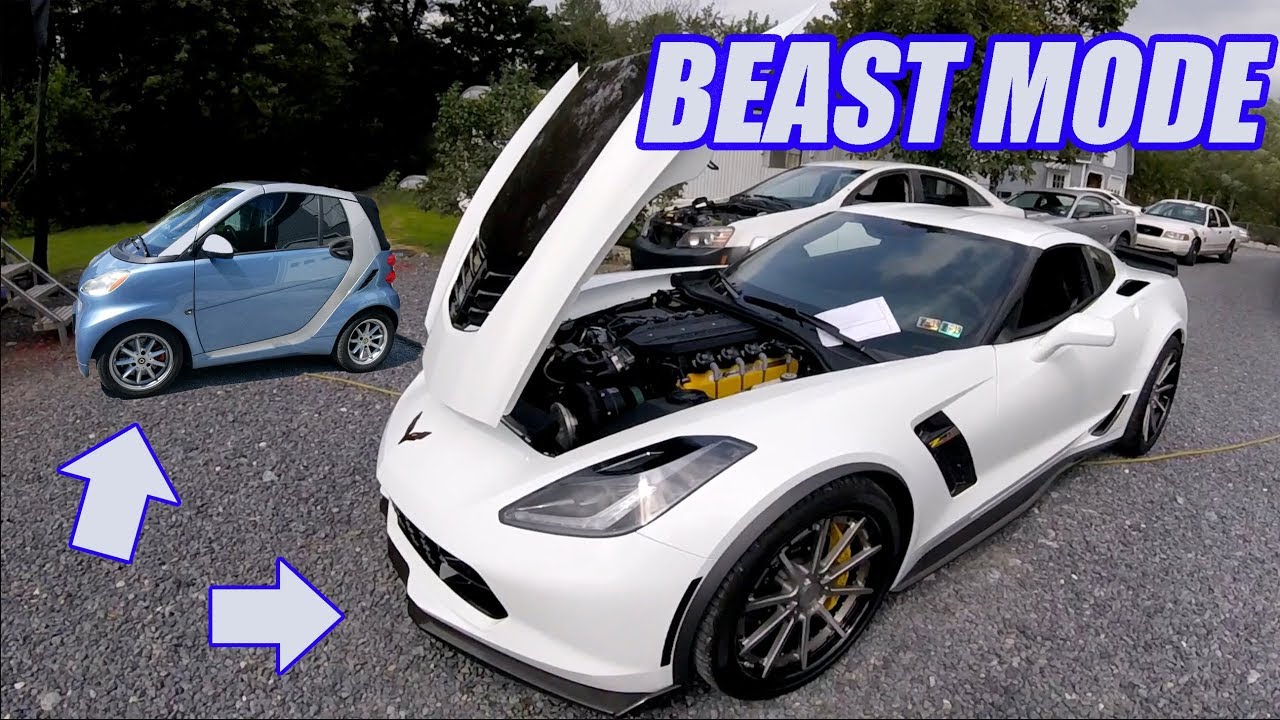 We Dyno a SMART Car!! And Rip a 1100RWHP Corvette on the Streets! - YouTube