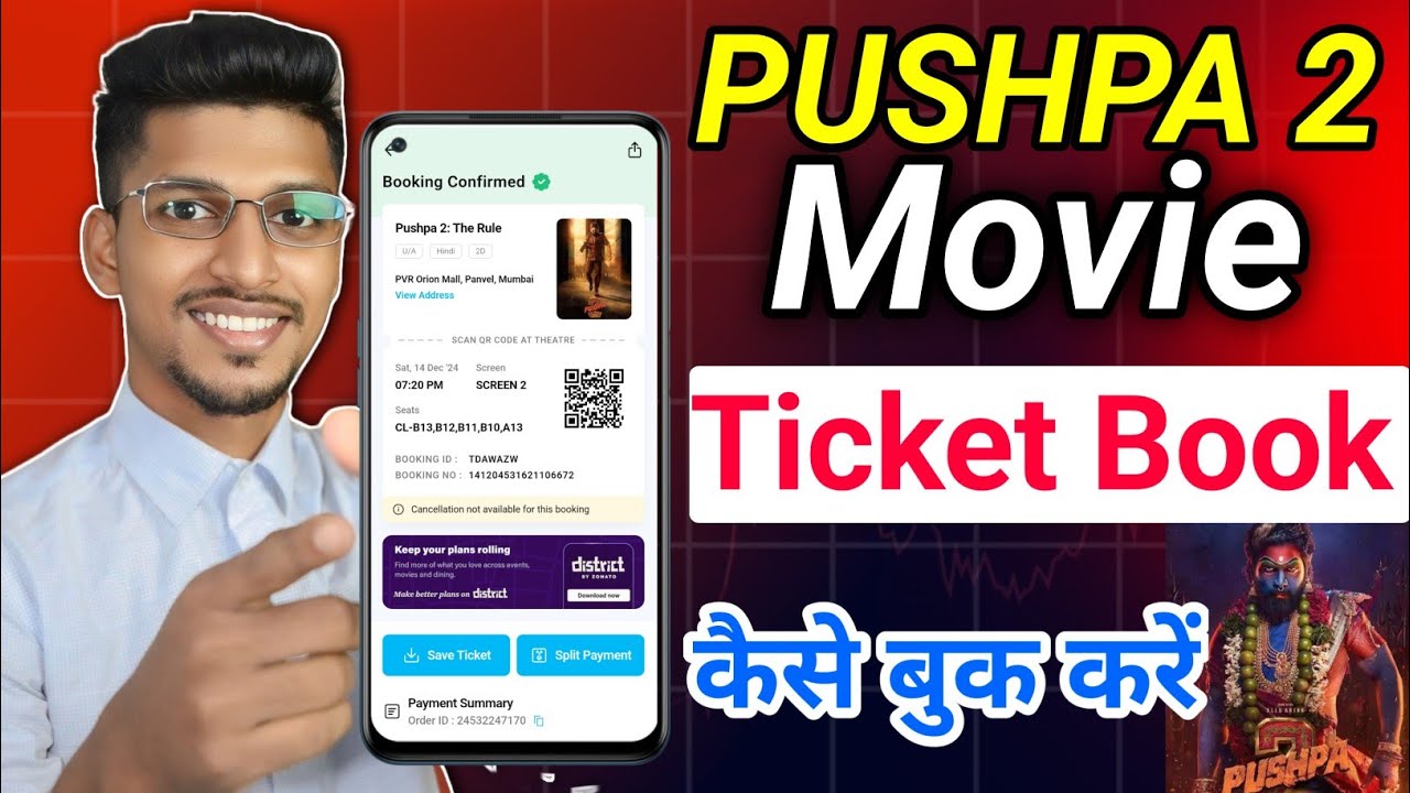Pushpa 2 movie ticket kaise book Kare I how to book online Pushpa 2 ...