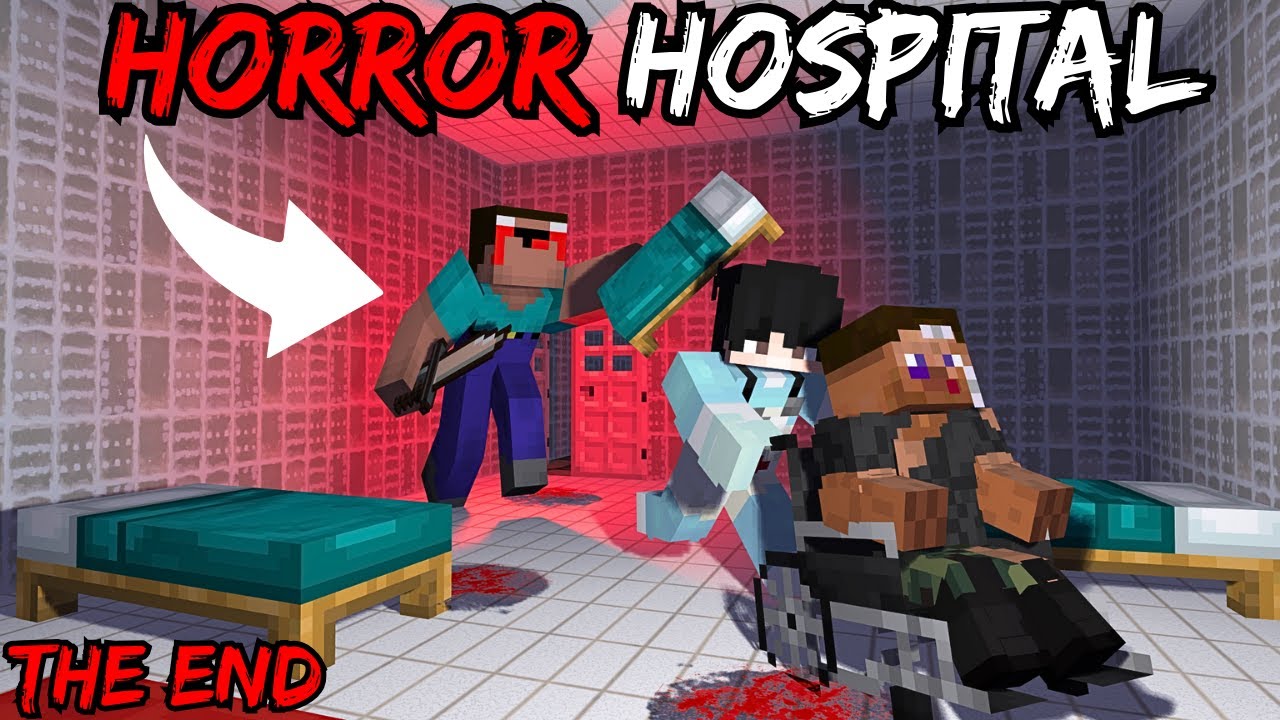 MINECRAFT HORROR HOSPITAL 🏥 THE END! Horror video in hindi - YouTube