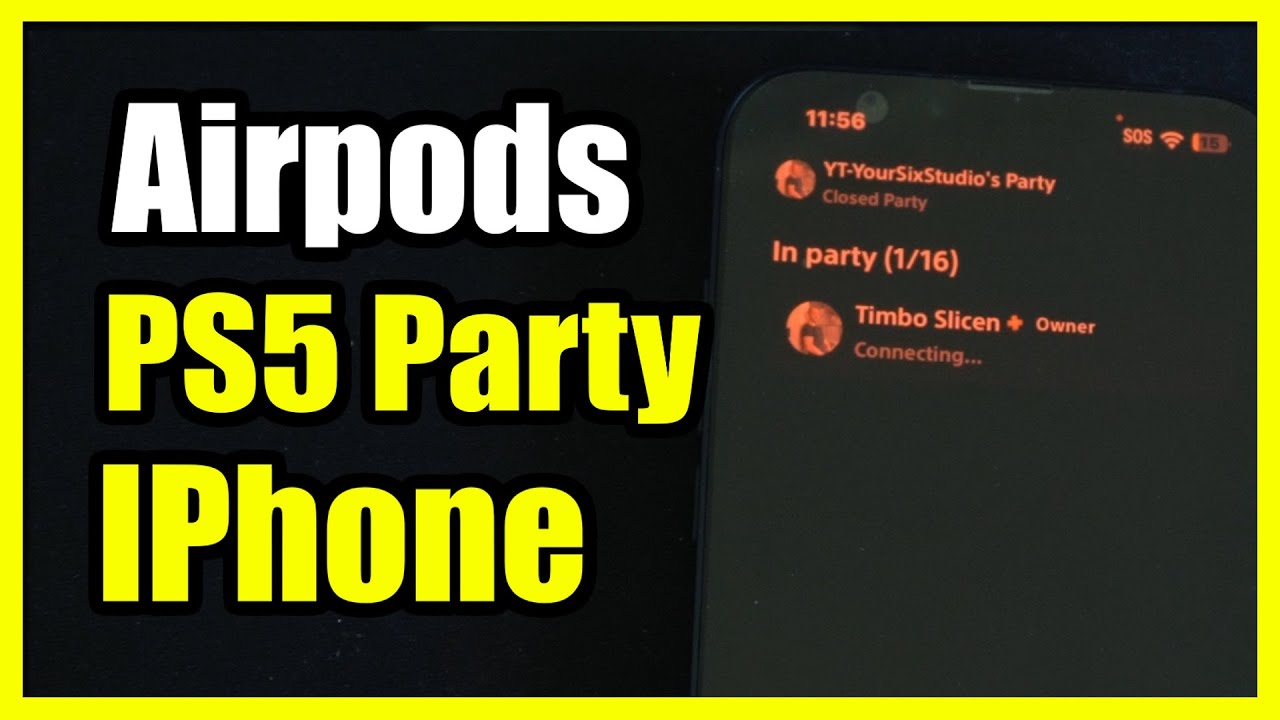 How to Connect Airpods to PS5 Party Chat on Iphone (Easy Tutorial ...