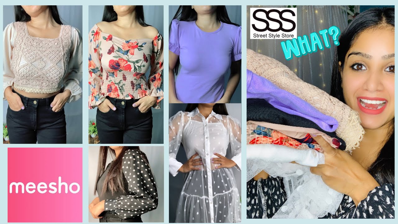 Meesho top haul | Meesho new trendy top | Meesho haul | crop top ...
