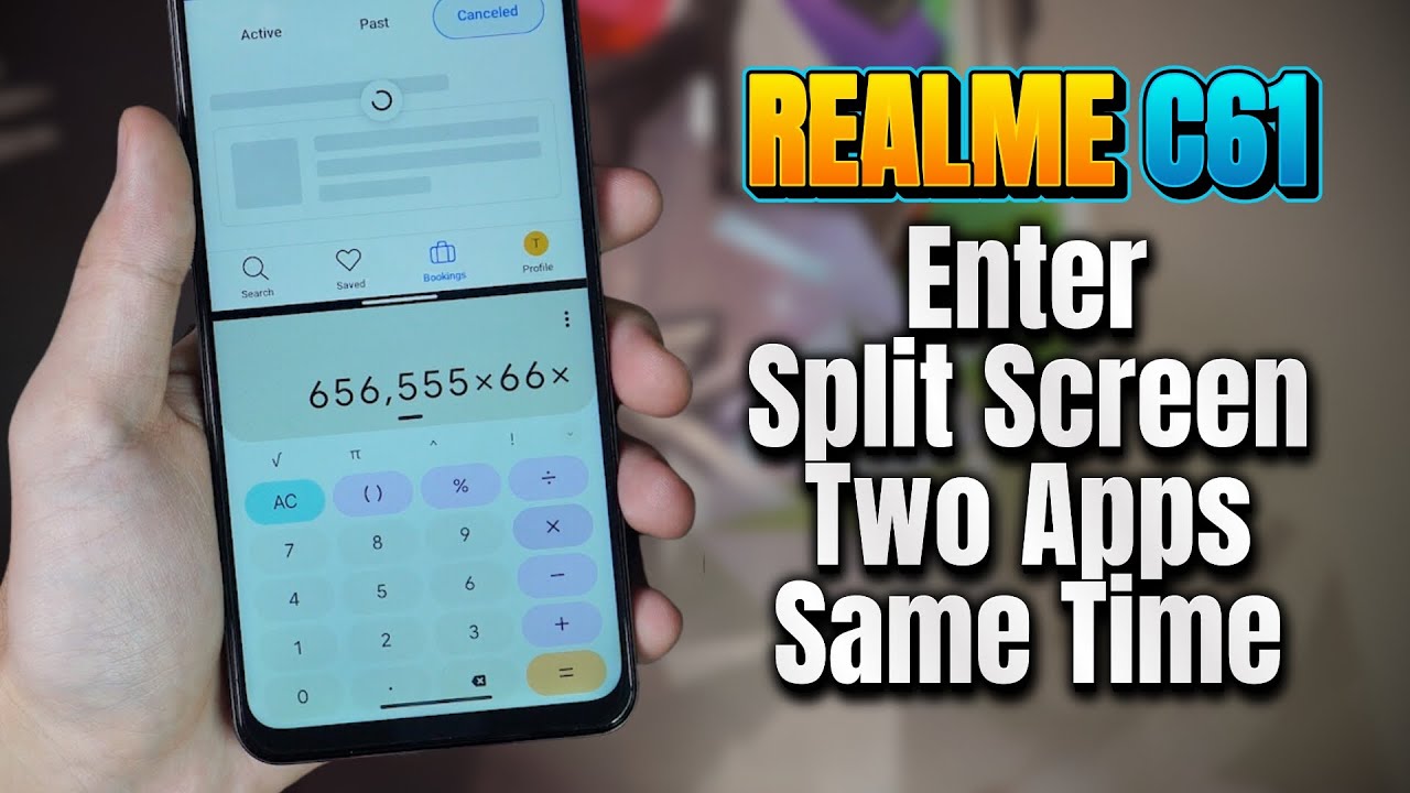 How to split screen on Realme C61 - YouTube