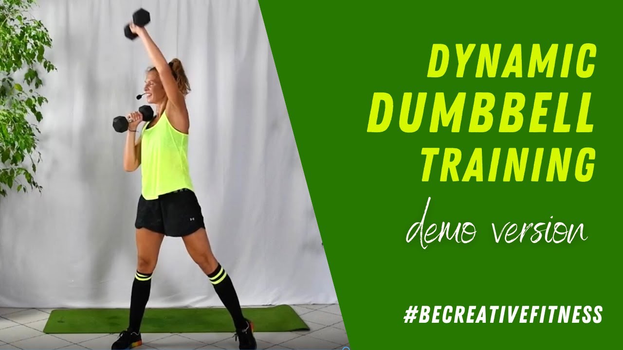 Dynamic dumbbell workout | virtual class - YouTube