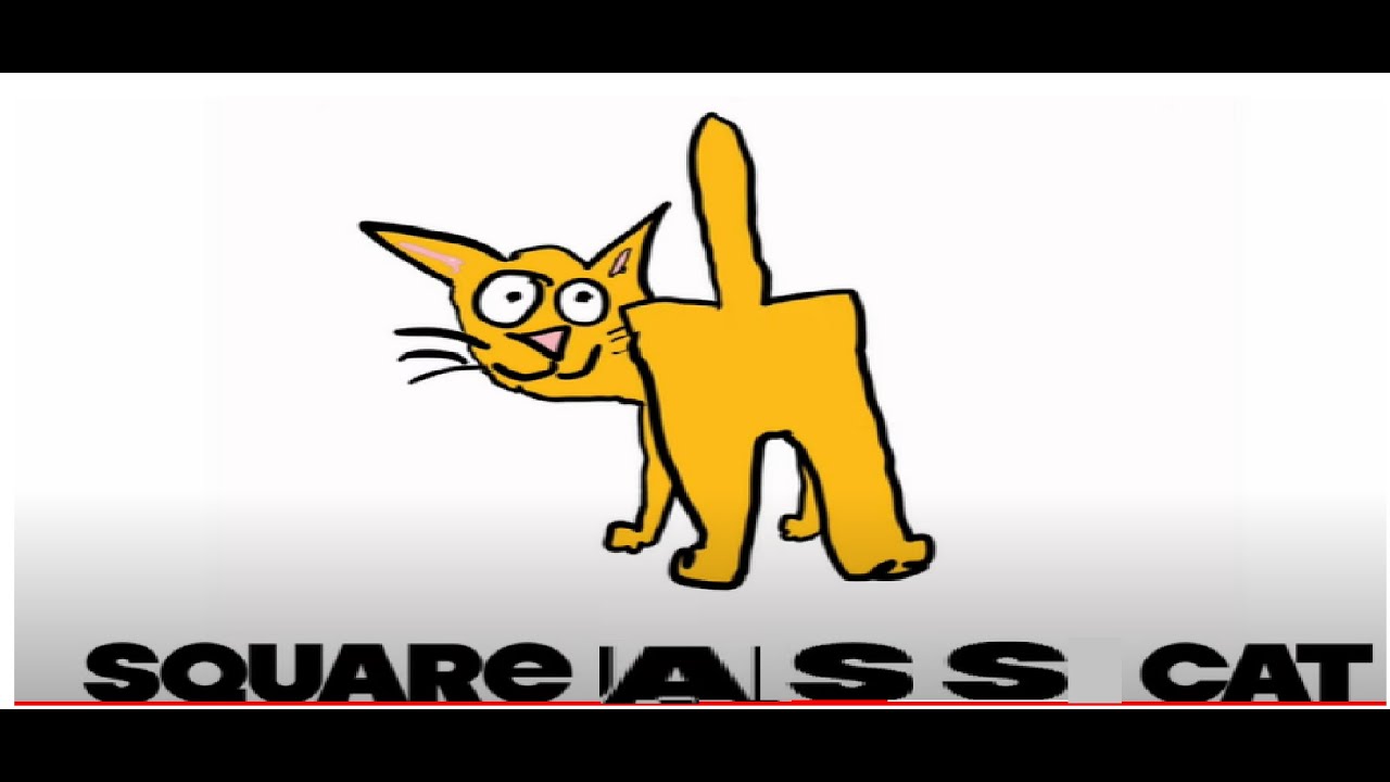 square bottom cat but its cursed - YouTube