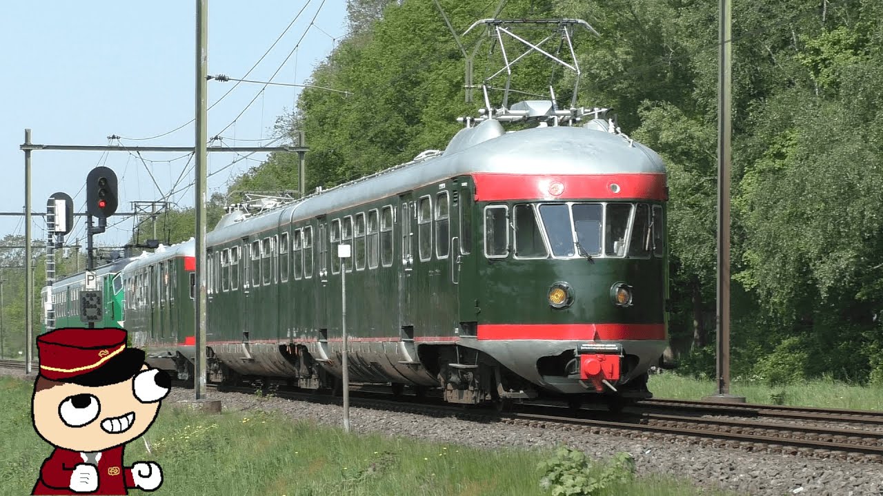 Spoorwegmuseum Mat '46 + Pec + Mat '54 in America - YouTube