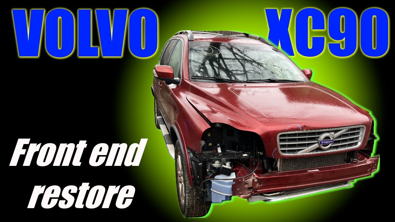 Volvo XC90. Front end restore. Ремонт переда. - YouTube