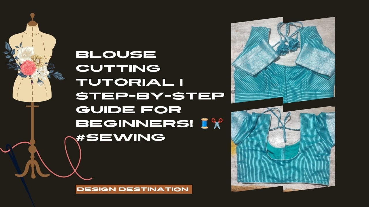 Blouse cutting tutorial ||💃😍💃 step by step guide for beginners # ...
