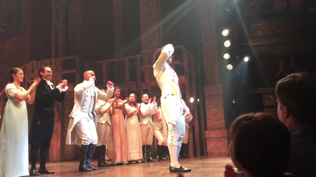 Daveed Diggs last Hamilton curtain call (July 15, 2016) - YouTube