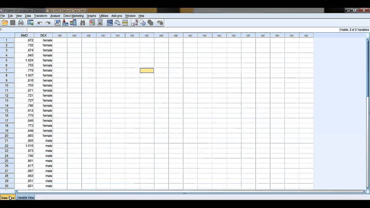 Mann-Whitney U test in SPSS using Legacy Dialogs - YouTube