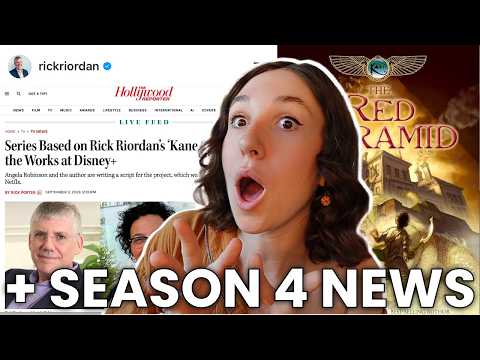 HUGE PERCY JACKSON AND KANE CHRONICLES ADAPTATION NEWS || are we getting Demigods and Magicians? 😭✨