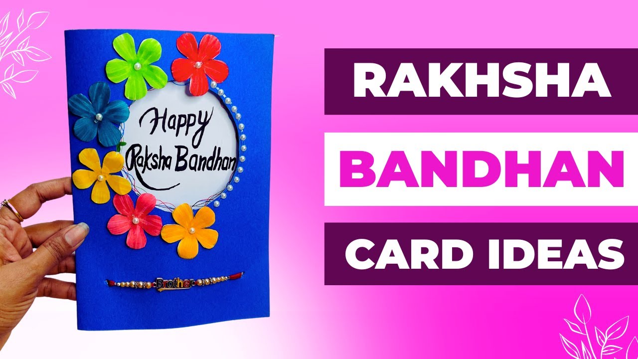 Raksha Bandhan Card Making Ideas | Rakhi Card Ideas | DIY Rakhi - YouTube