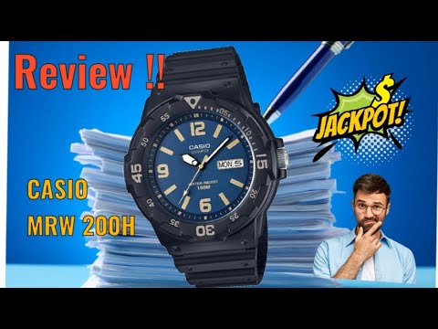Complete CASIO MRW 200H review | best watch under 2000 Rs. | Diver ...